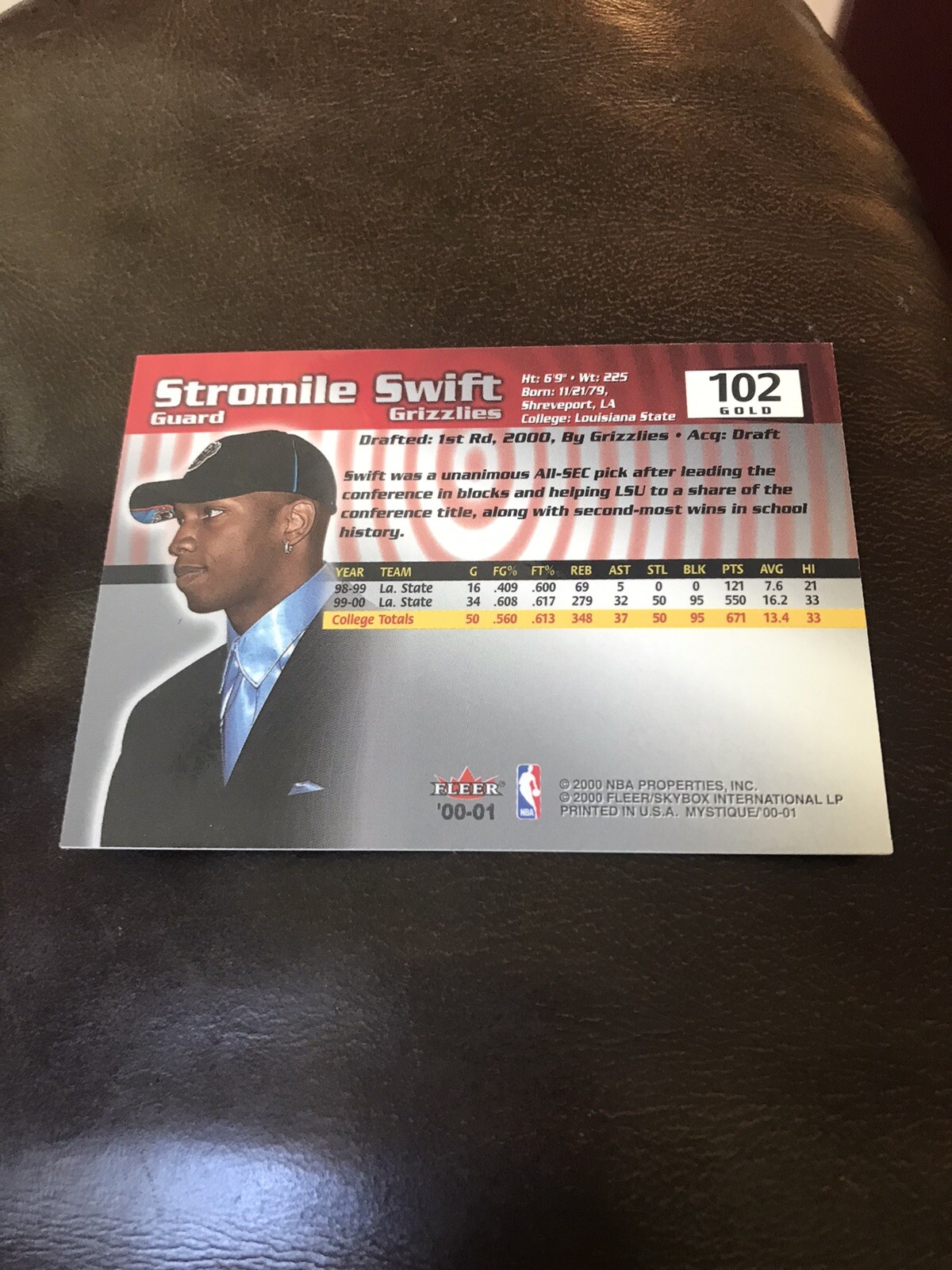 2000-01 Fleer Mystique - Gold #102 Stromile Swift (RC) for sale online ...