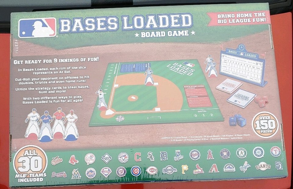 Bases Loaded Board Game 30 MLB Teams 2015 Baseball Roll For The Fences ...
