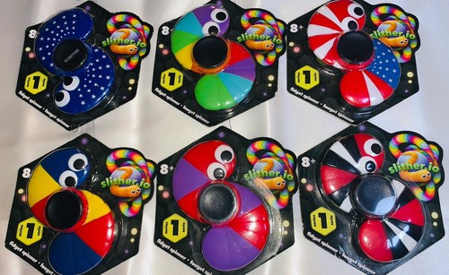 Slither.io Toy Complete Collector Set Series 1 Fidget Spinners 6 NEW ...