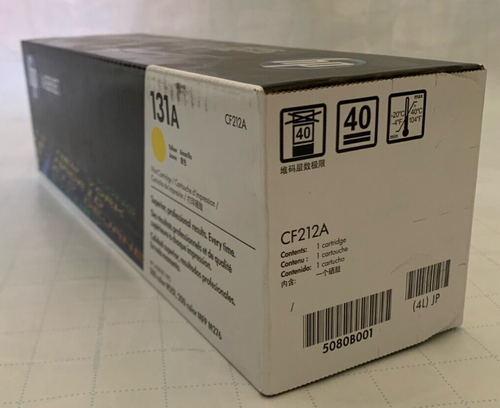 HP 131A Yellow Original LaserJet Toner Cartridge CF212A New Sealed ...