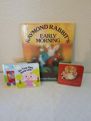 Children's Books Raymond Rabbits Early Morning(Hardcover) + 3 Small ...