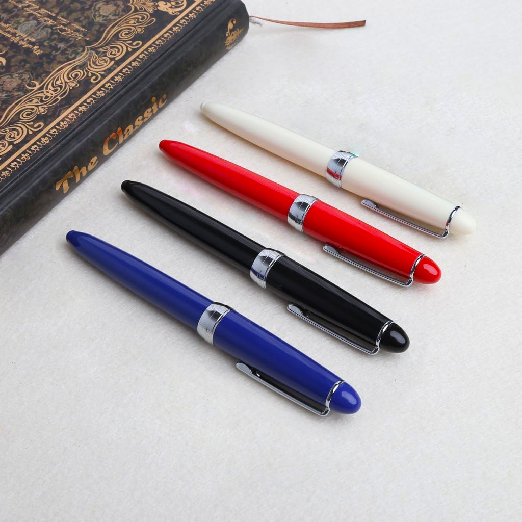 Stylish Fountain Pen with Italic, Fine, Gilt nib. For calligraphy, gift ...