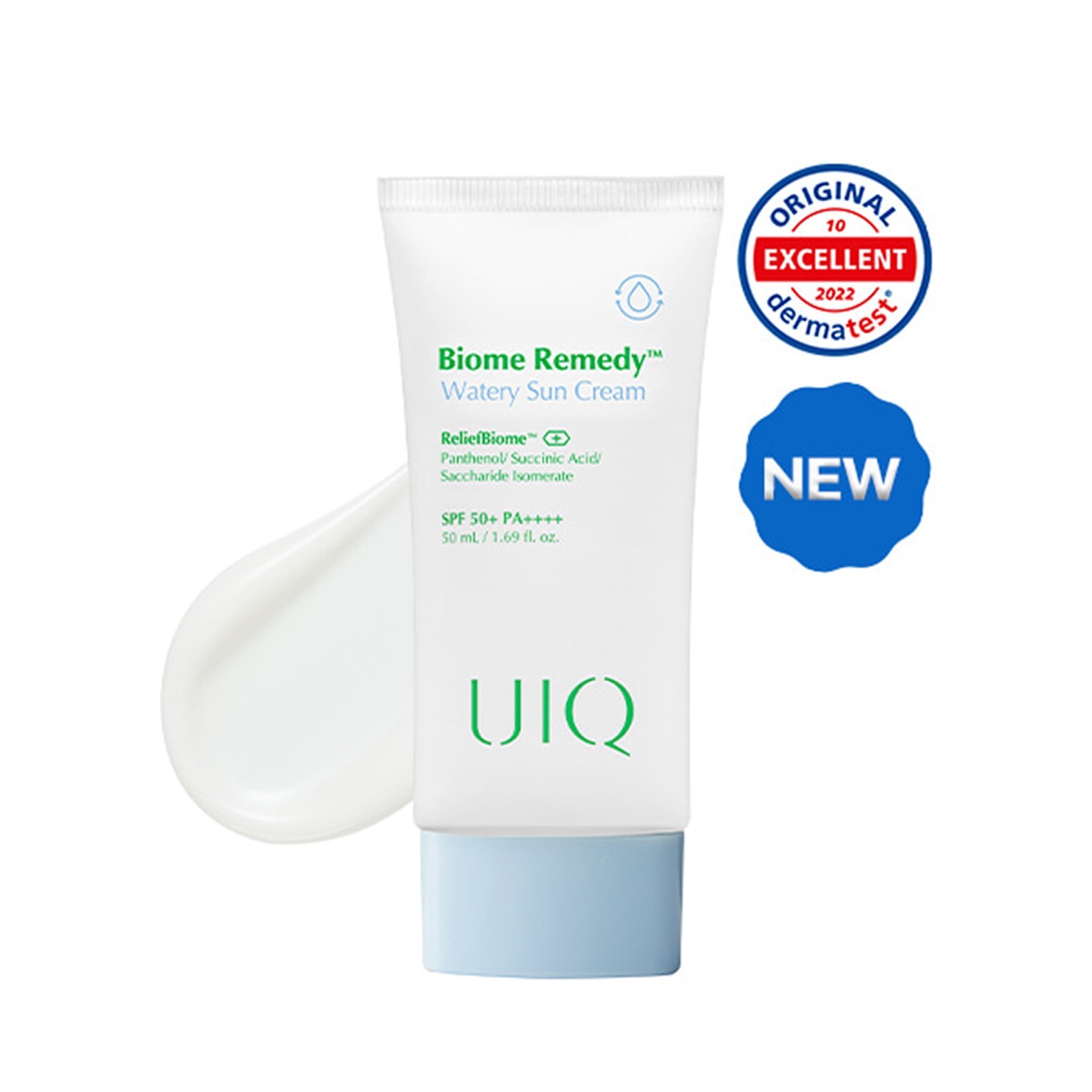 UIQ Biome Remedy™ Watery Sun Cream 1.69oz / 50ml SPF50+ PA++++ K-Beauty ...