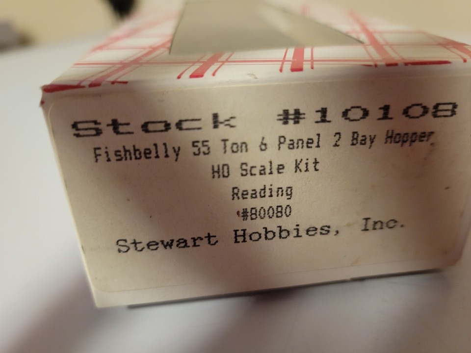 HO Scale Stewart Hobbies Set #10108 READING 55 Ton Hopper Train Cars ...