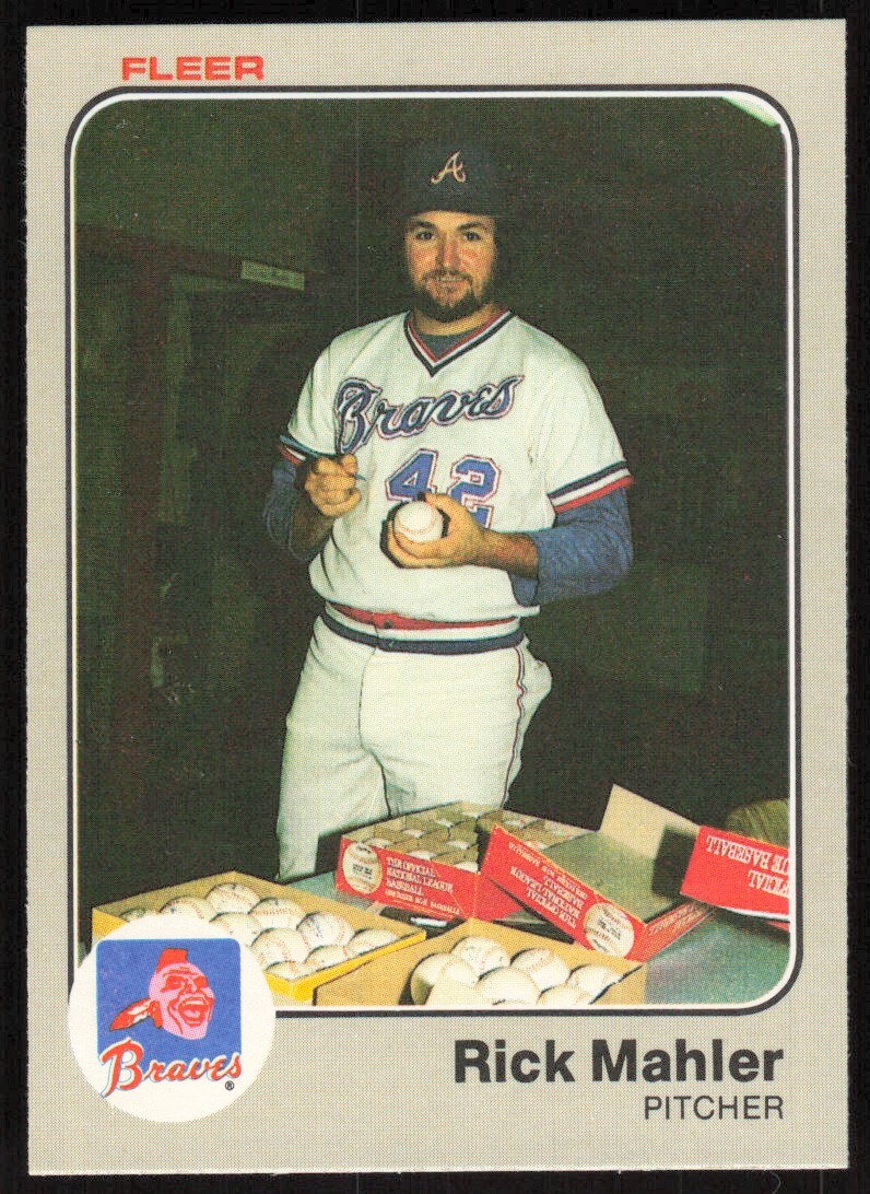 1983 Fleer Rick Mahler Atlanta Braves #141 | eBay