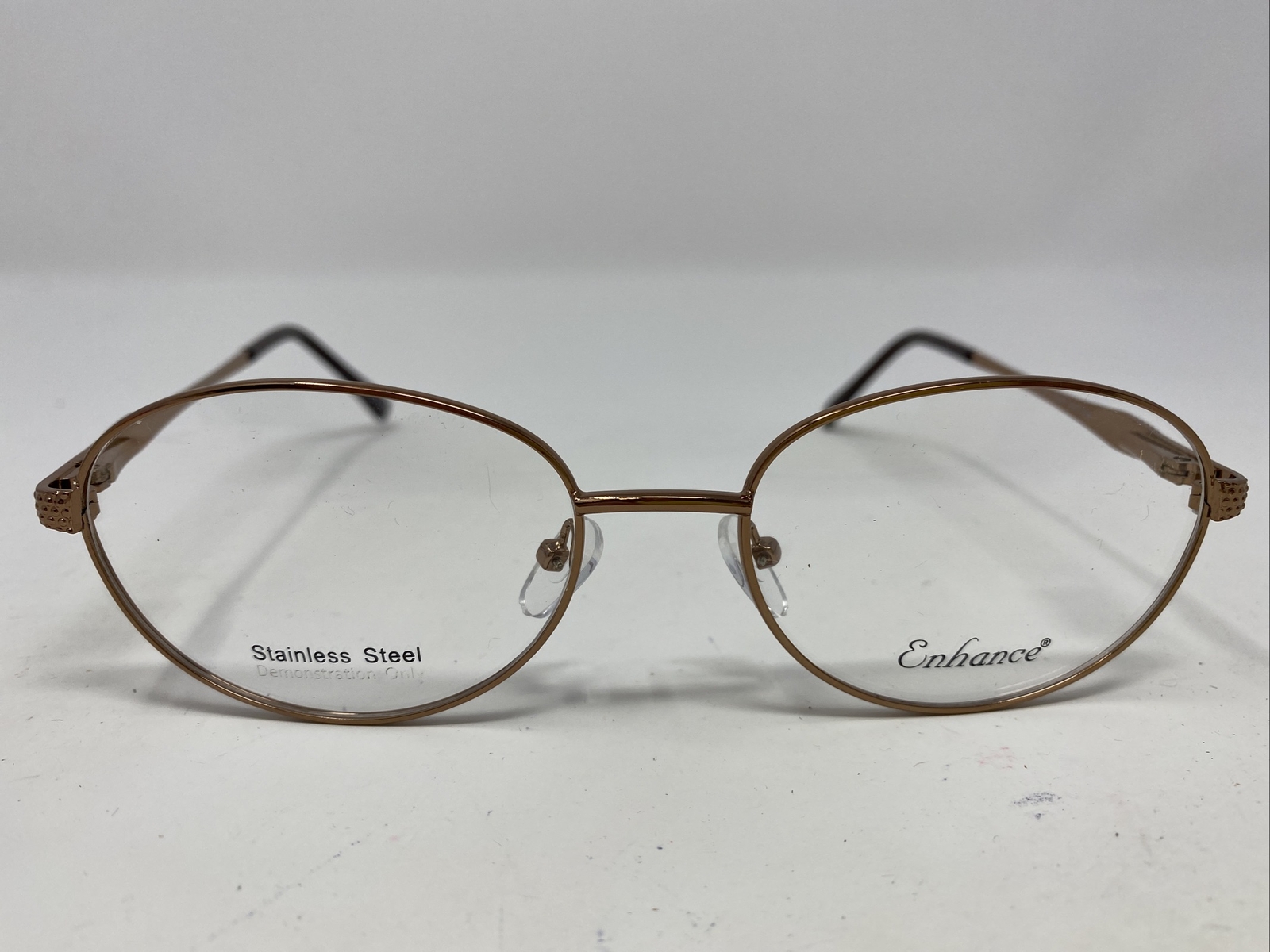 Enhance 4175 LIGHT BROWN 55-17-142 Metal Full Rim Eyeglasses Frame GC14 ...