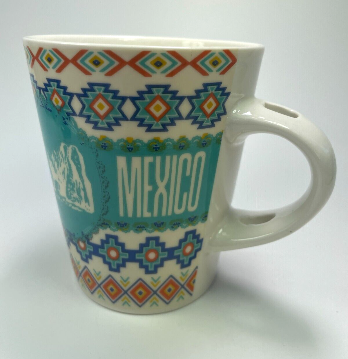 Cabo Mexico Mug By Memoriez Art Pottery 12oz Nice Geometric Pattern No ...