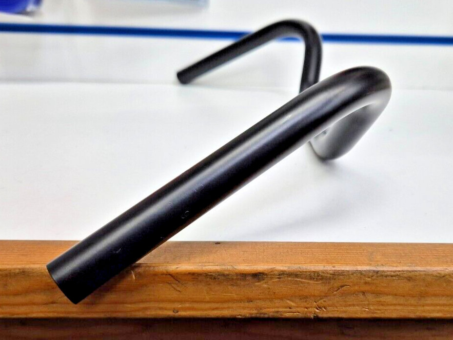 North Road Style/Dutch raised Handlebars Black Trekking 560mm wide X 25 ...