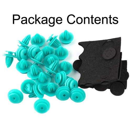 25 Pack Green Door Trim Panel Retainers Clips for Toyota Durable Nylon ...