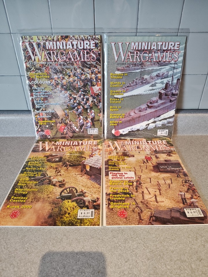 10 Miniature Wargames magazines Noble Knight Games 2000 | eBay