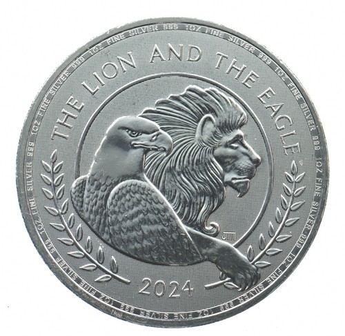 Better Date 2024 Great Britain 2 Pounds 1 Oz Lion & Eagle World Coin ...