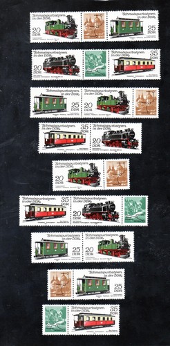 DDR Zusammendrucke MN. 2562 - 2565 , 2629 - 2632 postfrisch | eBay.de