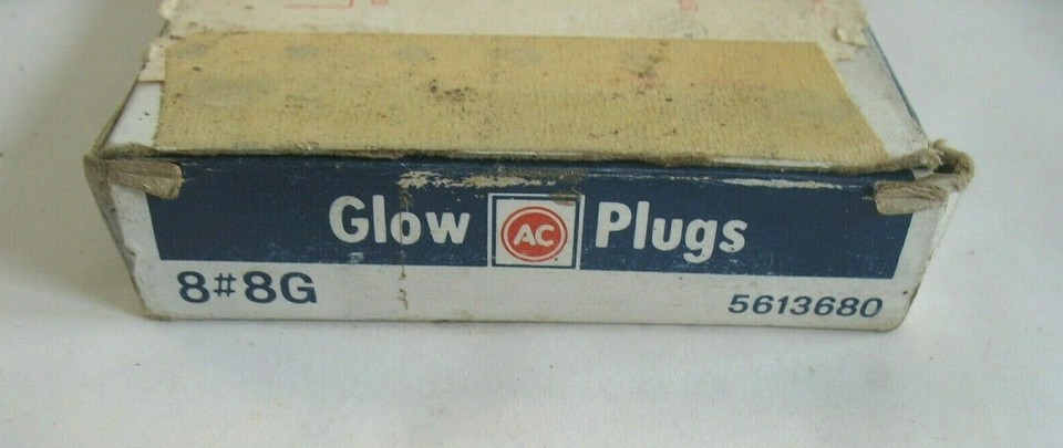NOS AC DIESEL GLOW PLUGS 5613680 8G BOX 8 1983-1987? | eBay