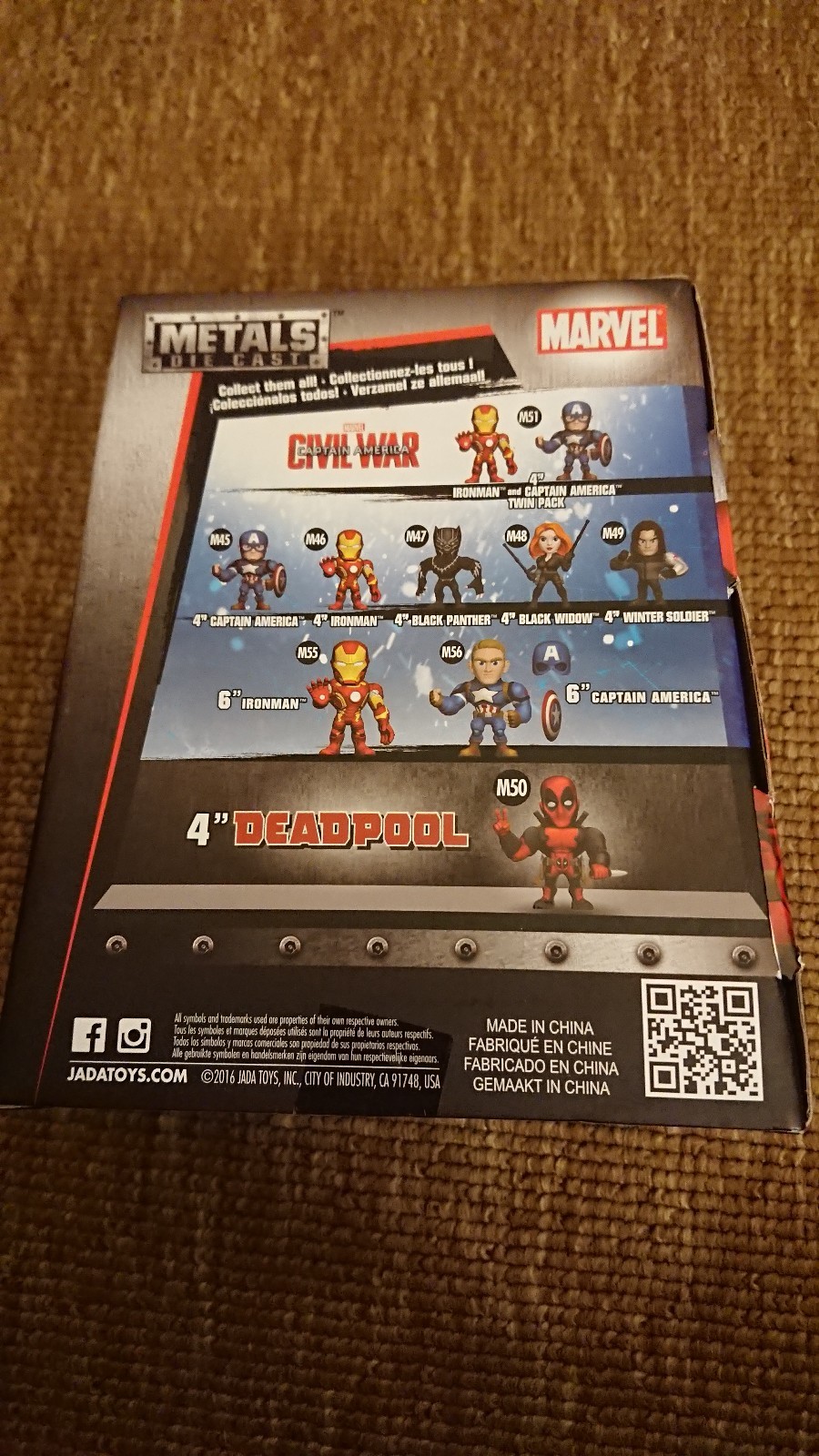 Marvel. Metal. Die Cast. Deadpool 4" Figure | eBay