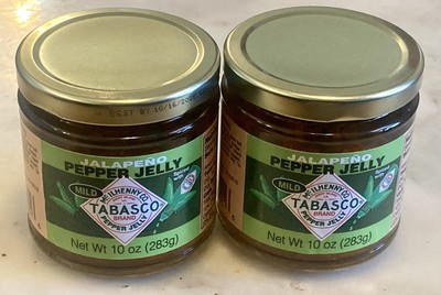 2 PK Tabasco Brand Mild Jalapeno Pepper Jelly 10oz Each Exp 10/2025 | eBay