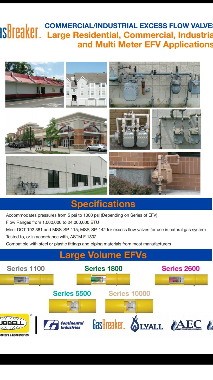 UMAC 1"CTS EXCESS FLOW VALVE 1800 SERIES P41HC1014DC | eBay