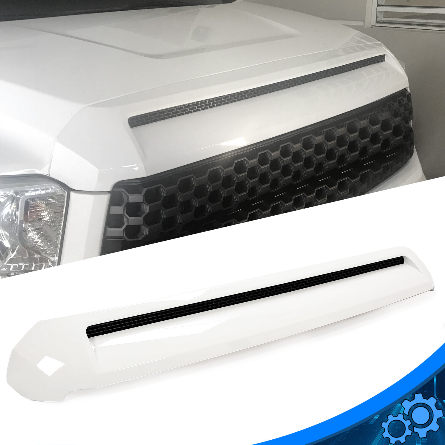 Front Hood Bulge Molding For Toyota Tundra 14-21 76180-0C030-A0 SUPER ...