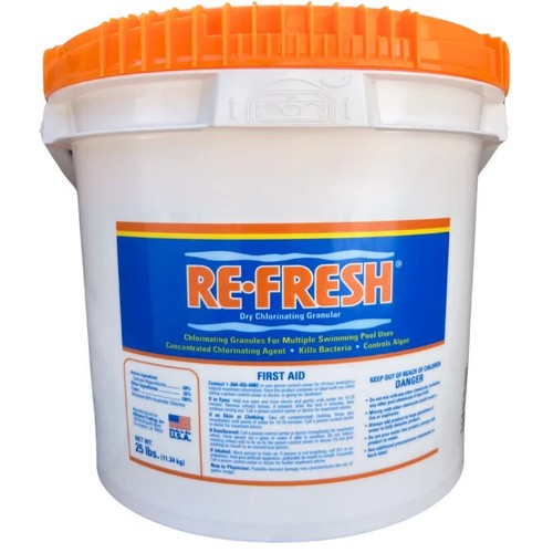 Refresh Pool Shock - 68% Cal-Hypo Granular Pool Shock Sanitizer for ...
