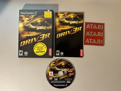 Driv3r Driver 3 Sony PlayStation 2 PS2 2004 CIB Complete W/ Stickers ...