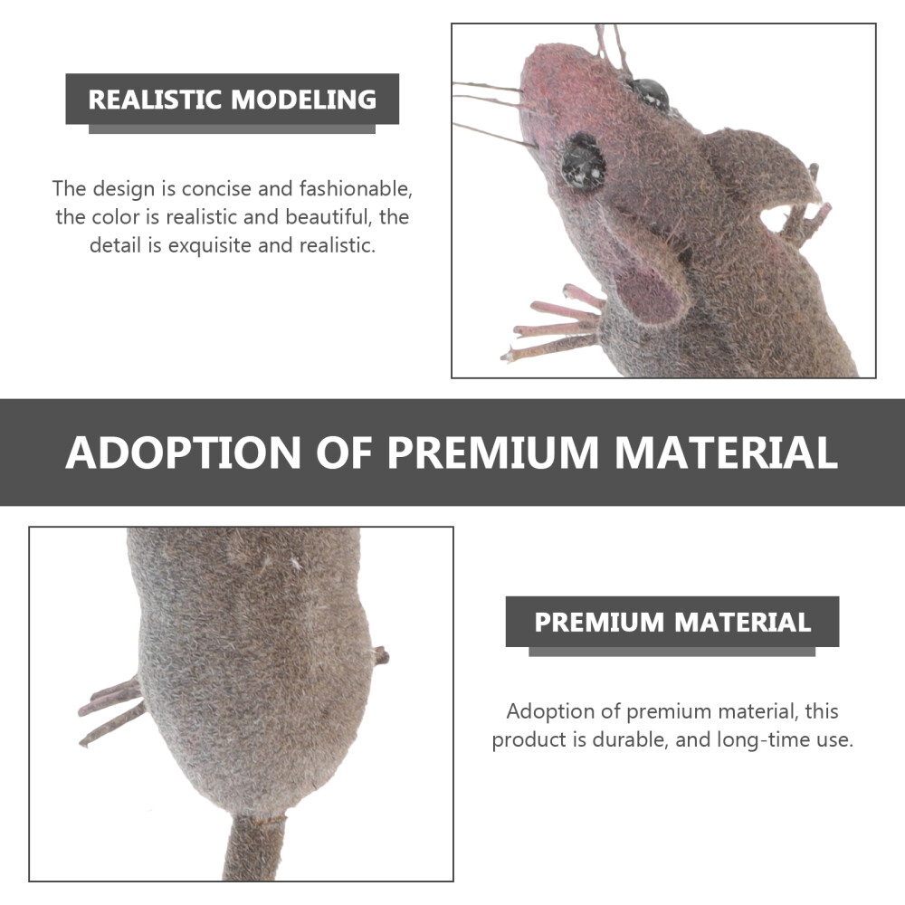 5pcs Rat Toys for Kids Rats Rat Prank Prop Lifelike Rat Figurines Fake ...