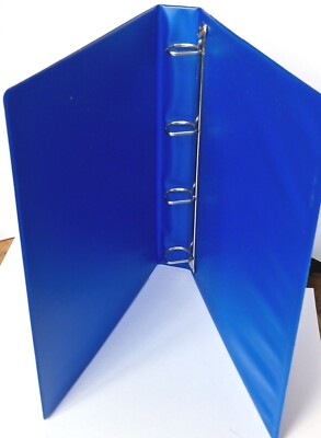 BLUE A4 Presentation Folder. 25mm capacity 4D Ring Binder - 4 hole ...