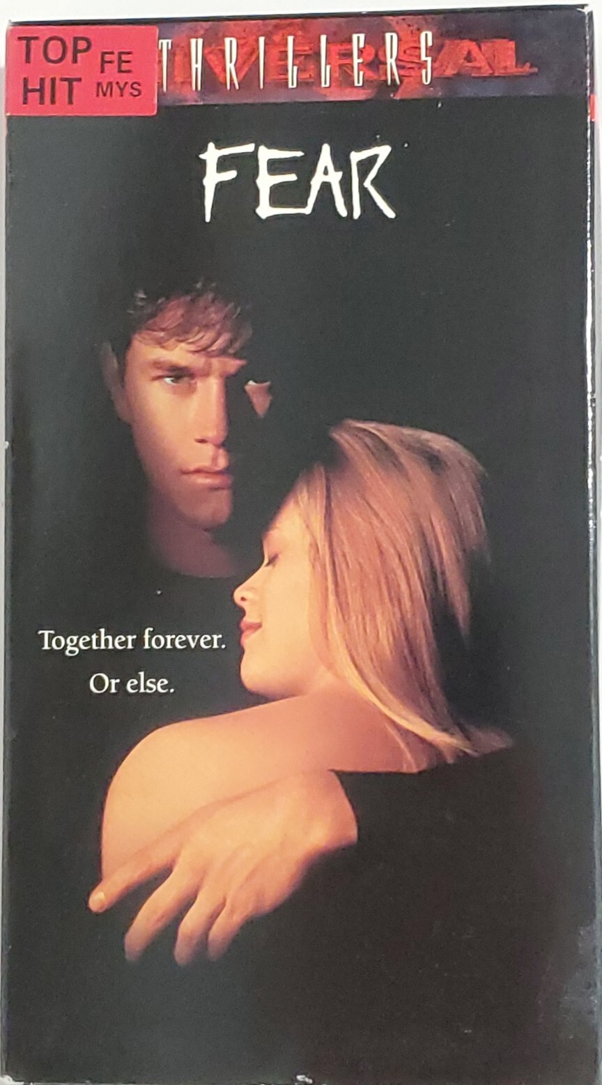 Fear VHS Video Tape Mark Wahlberg Reese Witherspoon Horror Movie Ships ...