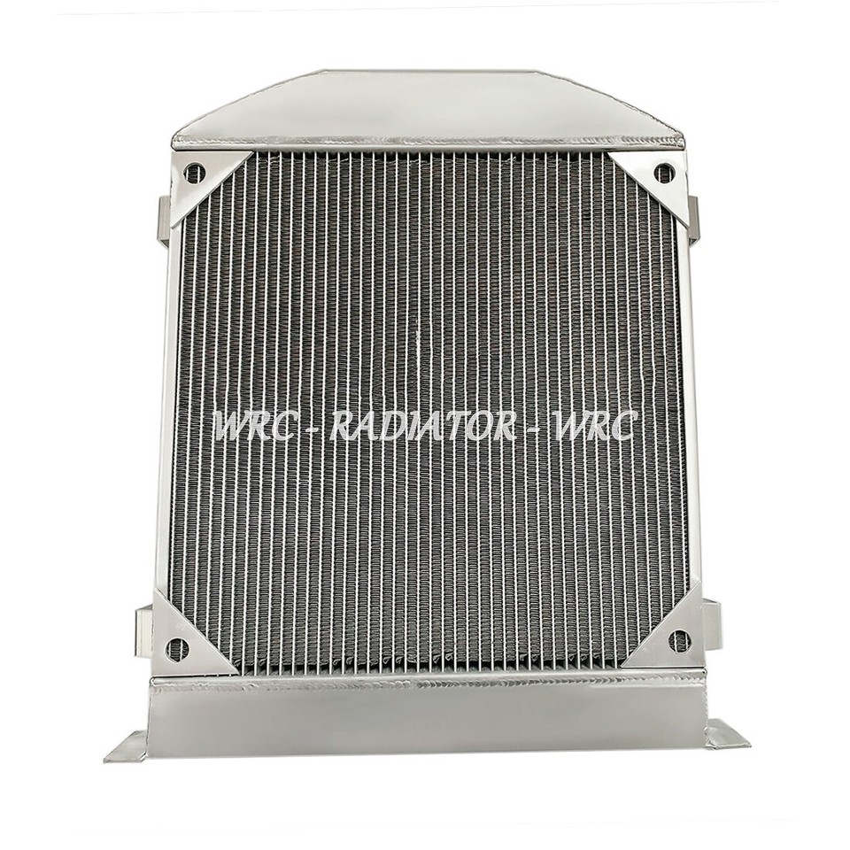17" H Radiator for 1932 Ford Chopped hot Rod w/Chevy 350 SBC V8 Engine ...