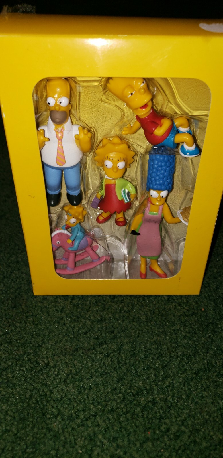 New Boxed Set Of 5 Simpsons Homer Bart Lisa Maggie Marg PVC Figures | eBay