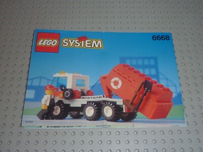 LEGO Notice de Montage Instruction City Set 6668-1: Recycle Truck | eBay