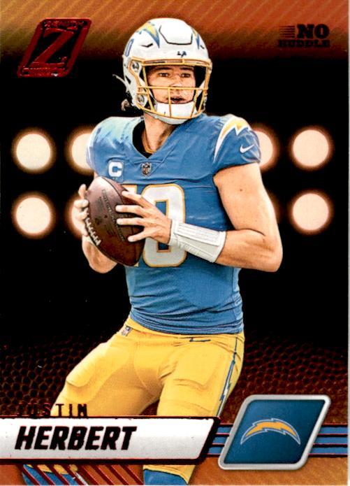 2023 Panini Zenith Football #58 Justin Herbert No Huddle SP | eBay