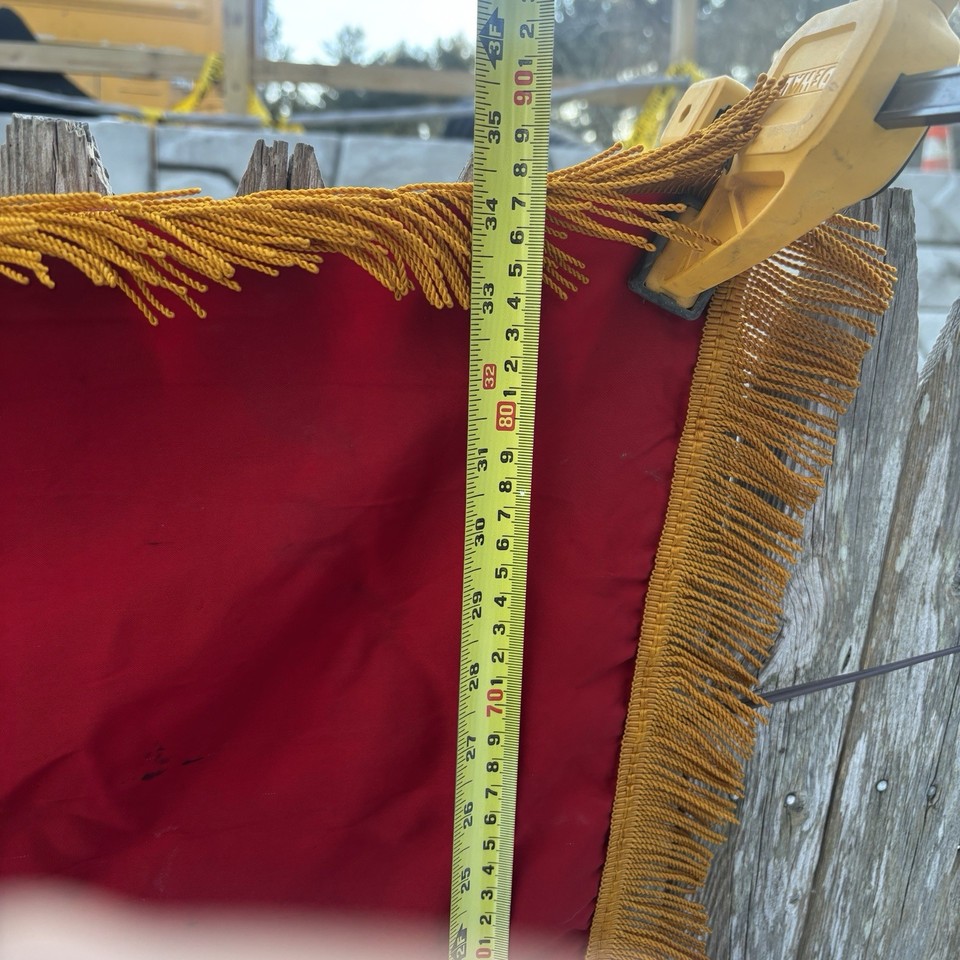 WW2 US Army 1 Star Brigadier General Flag Fringed Some Stains | eBay UK