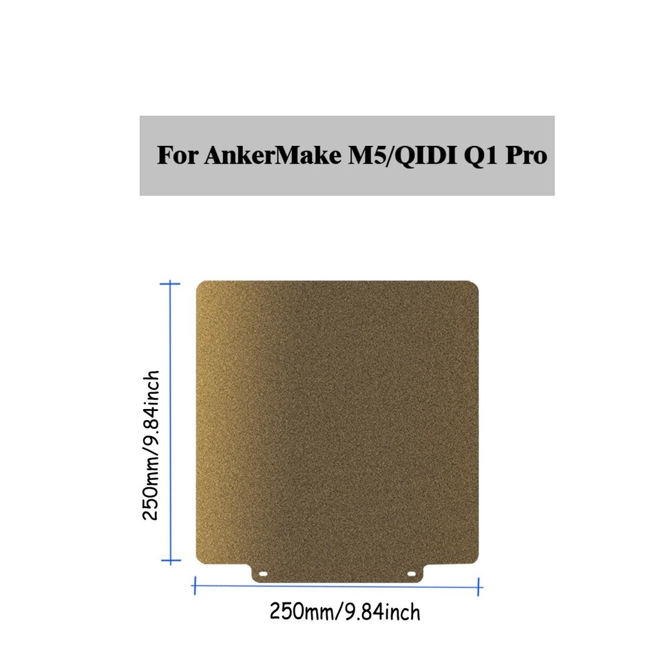 Double Sided Textured PEI Build Plate for Ankermake M5/QIDI Q1 Pro 3D ...