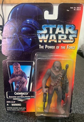 Star Wars The Power Of The Force Chewbacca with Bowcaster & Heavy ...