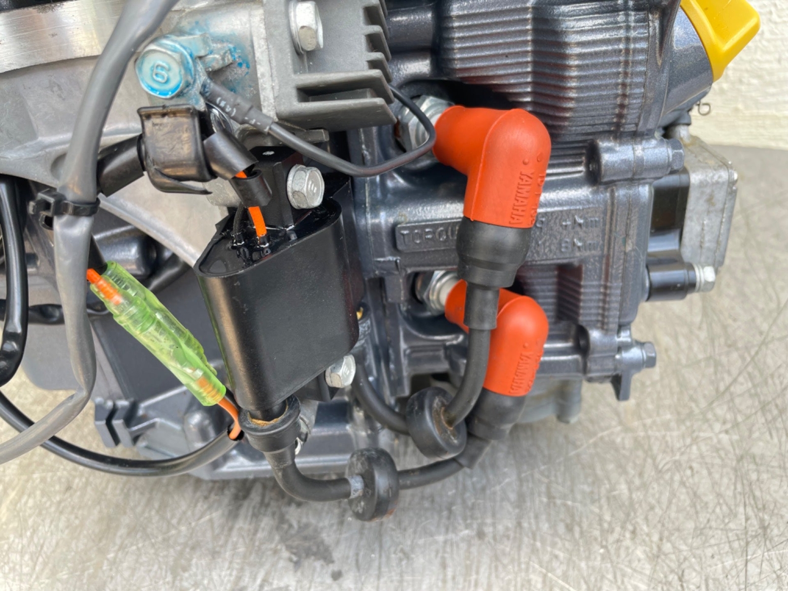 2001 Yamaha 8HP 4 Stroke Outboard Powerhead Crankcase Assembly 68T ...