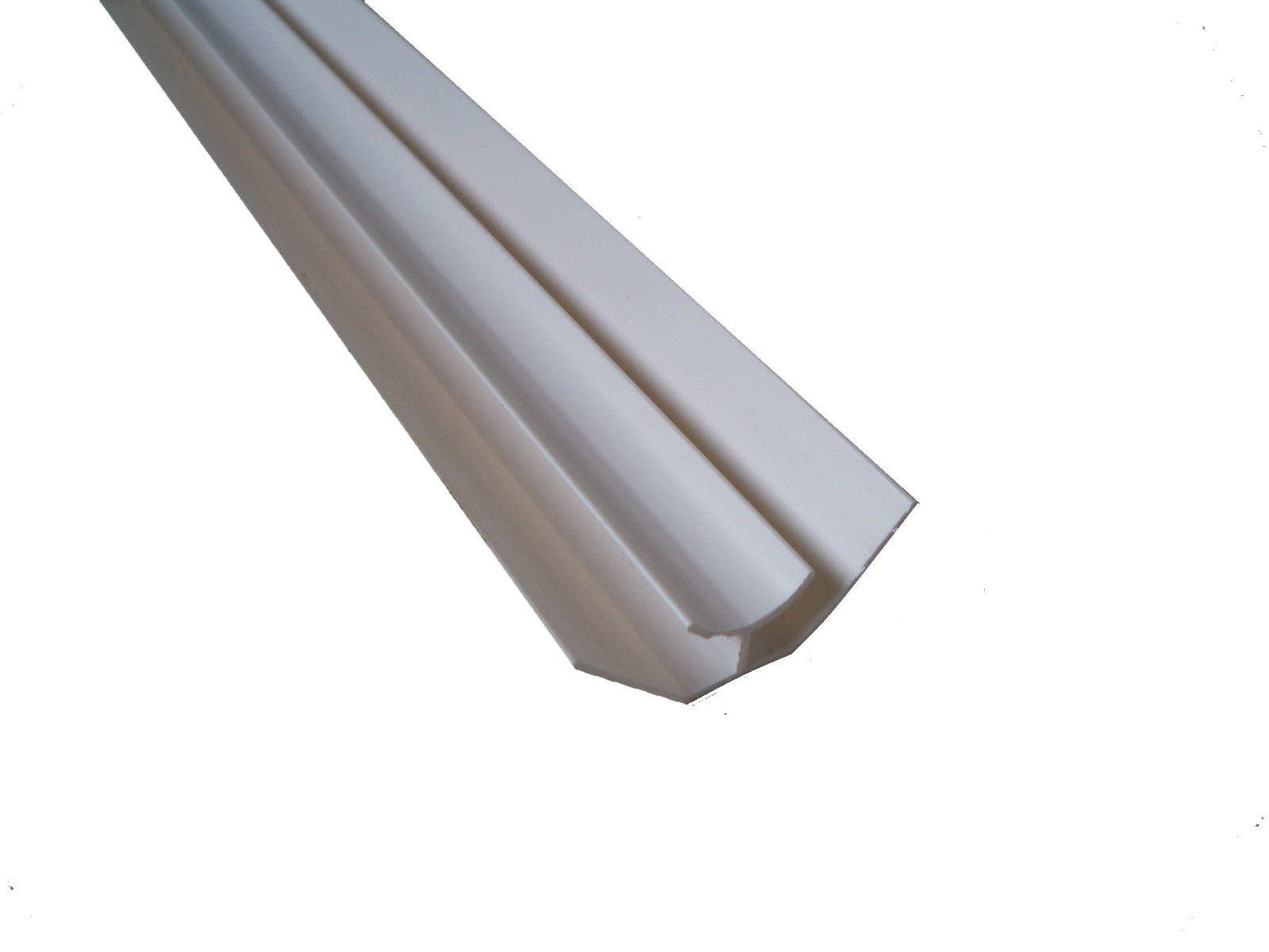 White Trims 5mm For Wall Cladding Panels White Finishing Trims PVC Wet ...