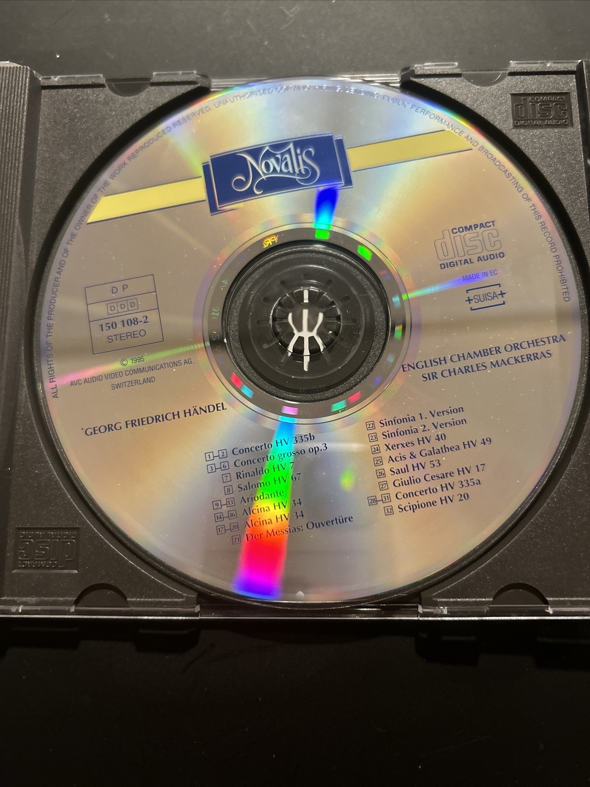 Handel - Orchestral Works from Operas and Oratorios - CD | eBay UK