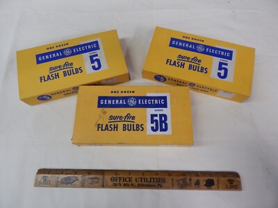 General Electric Flash Bulbs 5 & 5B, NOS | eBay