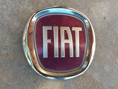Fiat Emblem Logo Badge Nameplate Chrome OEM | eBay