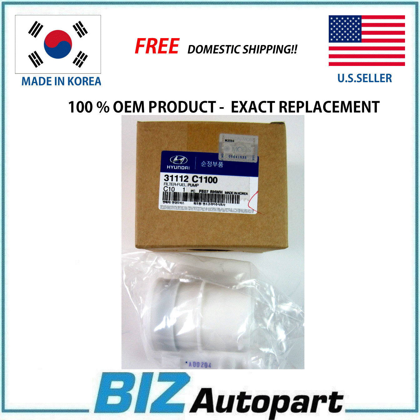 31112C1100 Hyundai Filterfuel Pump 31112C1100 Genuine OEM Part for sale ...