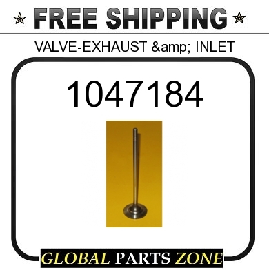 1047184 - VALVE-EXHAUST & INLET for Caterpillar (CAT) | eBay