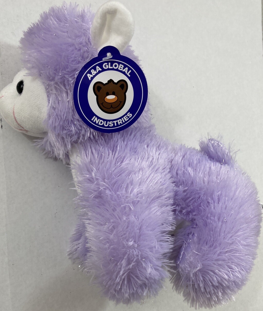Purple Llama or Sheep 10" plush w/sparkle threads w/Tag | eBay
