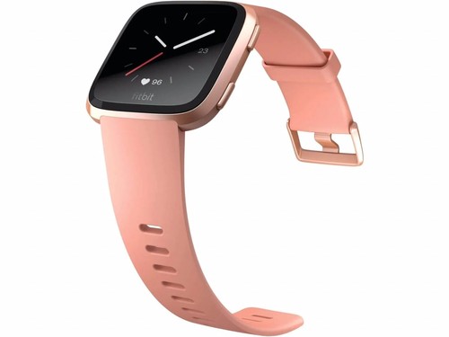 Fitbit Versa Fitness Smartwatch Peach/Rose-Gold Aluminium | eBay