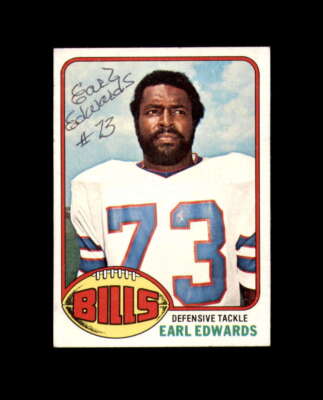 Earl Edwards Signed 1976 Topps Buffalo Bills Autograph | eBay