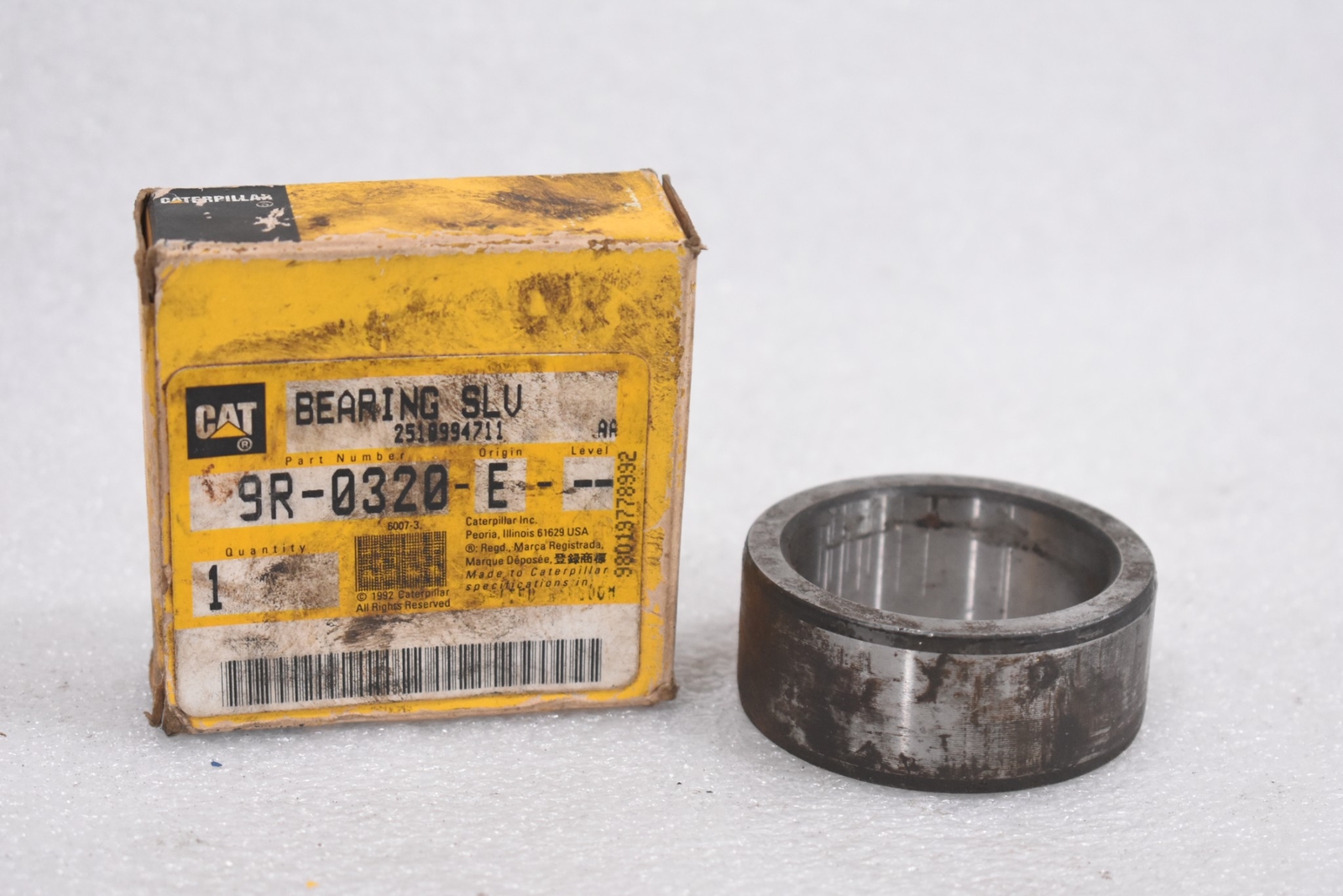 CAT CATERPILLAR 9R-0320, 9R0320 SLEEVE BEARING (BUSHING), GENUINE OEM ...