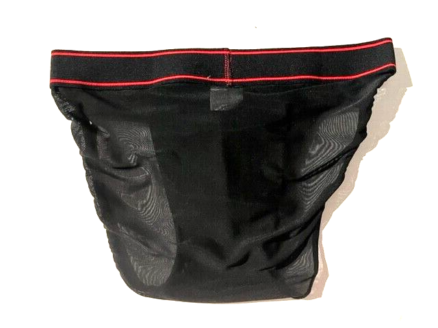 Rare PRIAPE BODY Mens Black Fine Mesh Sheer Sport Bikini Brief ...