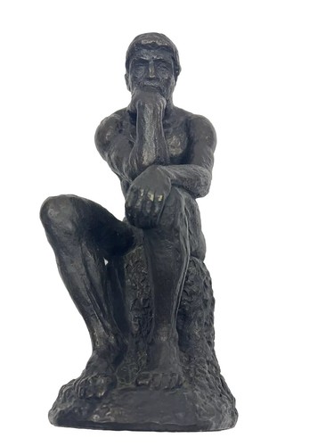 Vintage 1962 Austin Productions of Rodin's The Thinker STATUE, ART DECO ...