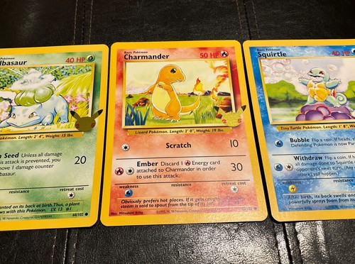 Pokemon First Partner JUMBO Kanto Starters Bulbasaur Charmander ...