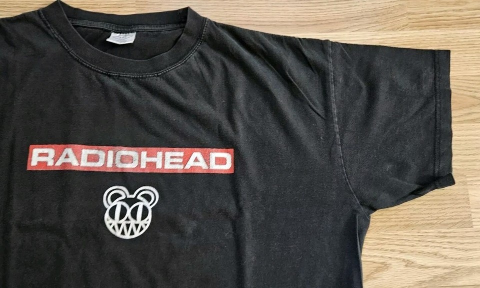 Rare Vintage Radiohead 2003 T-Shirt Through The Broken Mirror Tour XL ...