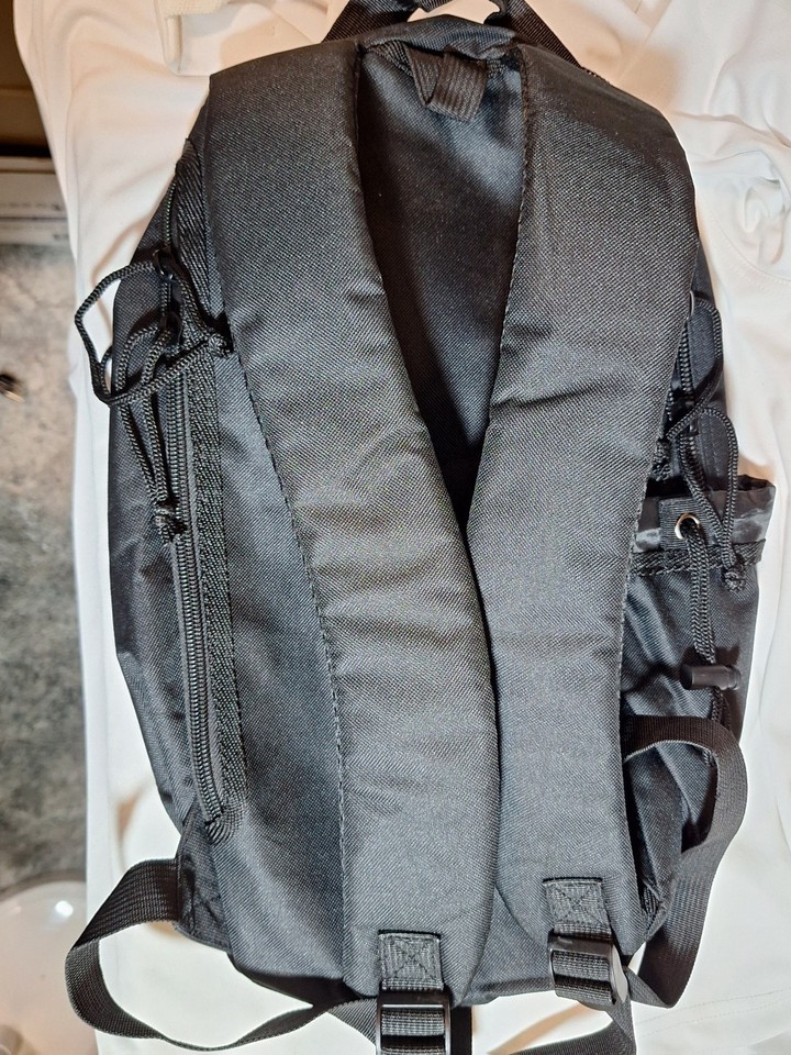 NRA Backpack Black W/Multiple Inside Pockets/5 Exterior Zipper Pockets ...