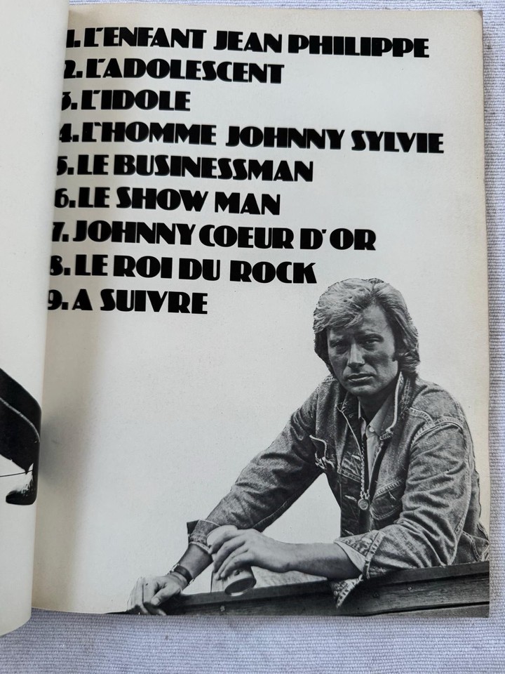 Johnny Hallyday Super Bravo Hors Série 1975 Album Souvenir Claudie Ree ...